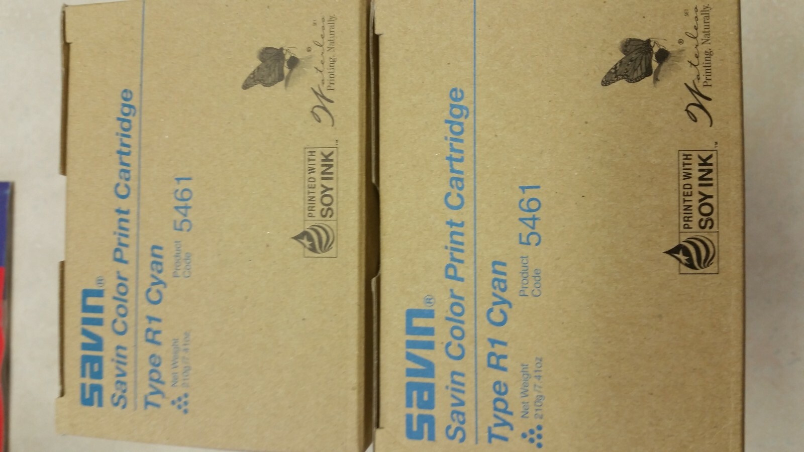 Genuine Savin 5461 888351 Type R1 Cyan Toner Cartridge Lot of 2 | eBay