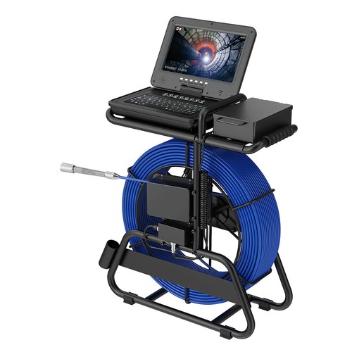 Sewer Pipe Inspection Camera+512HZ Self-leveling Camera 7C cable brake ...
