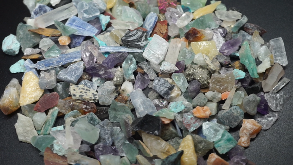 Micro Crafters 1/4 Lb Lot Natural Crystals Mineral Specimens Mixed ...