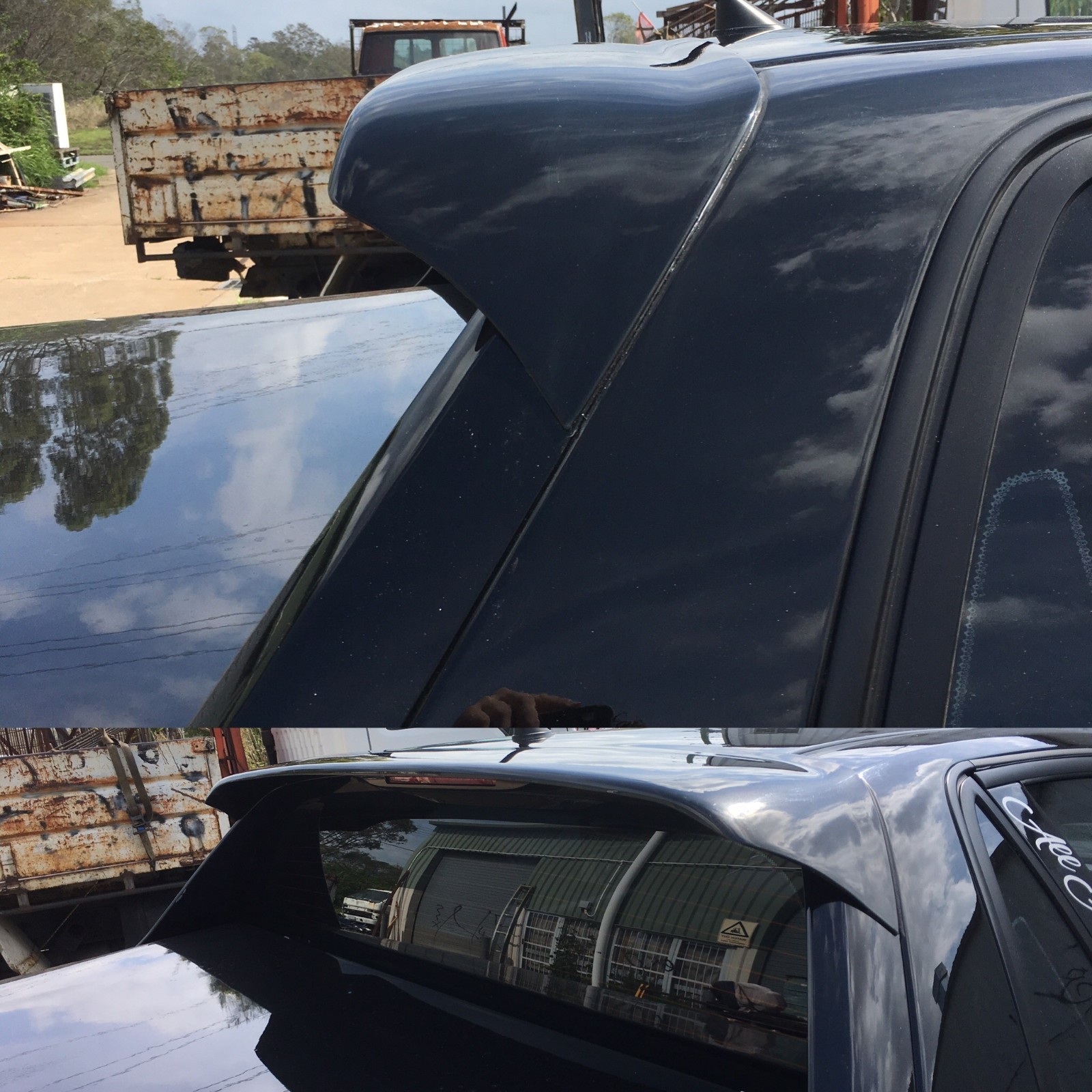 COMMODORE UTE VE - VF ROOF SPOILER SUITABLE FOR OMEGA S AND SS MODELS ...