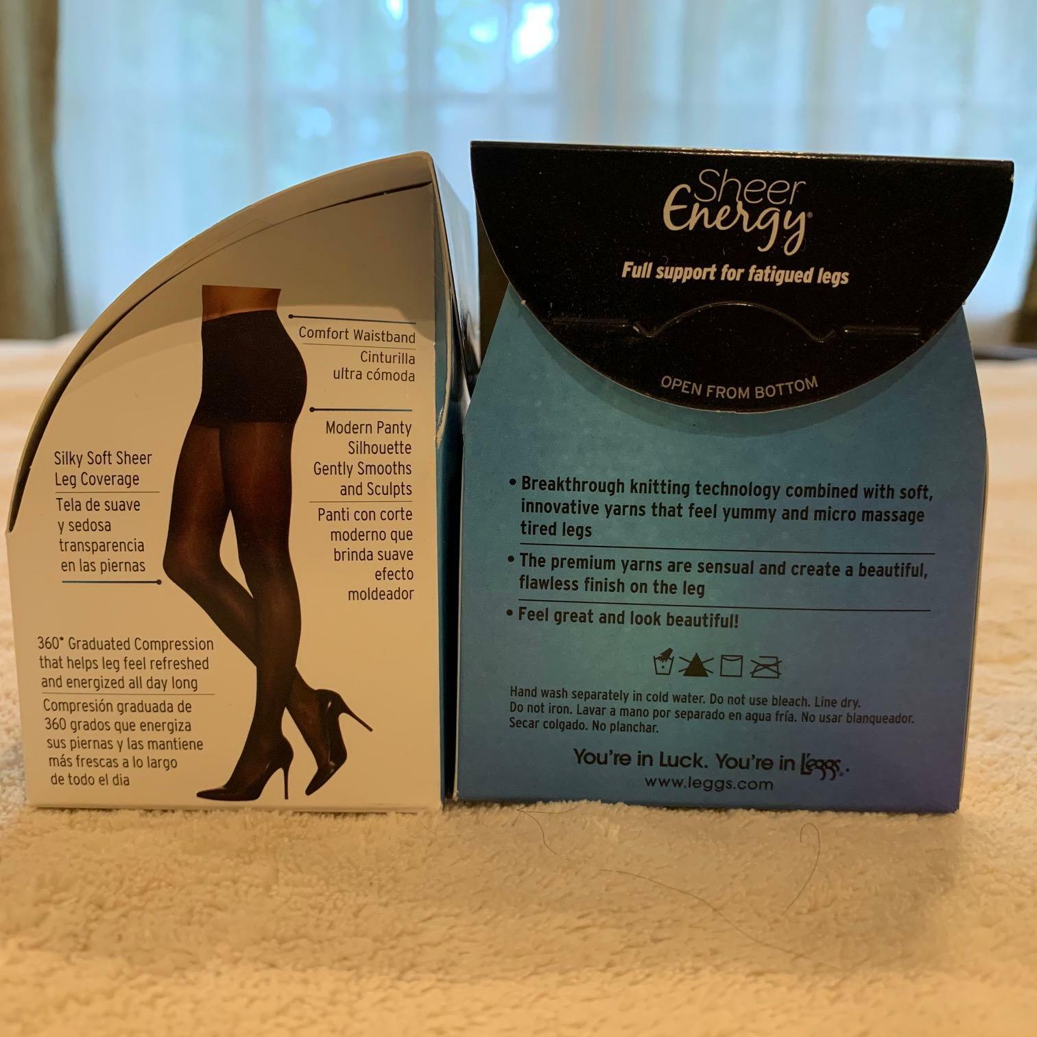 L'eggs Womens Sheer Energy Medium Support Pantyhose Lot TINI {&} | eBay
