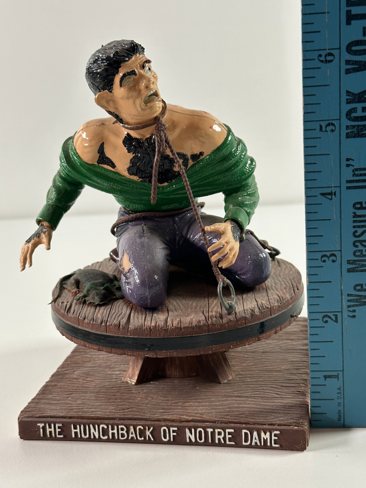 vtg 1963 Aurora Hunchback Notre Dame model kit built up NICE w ...