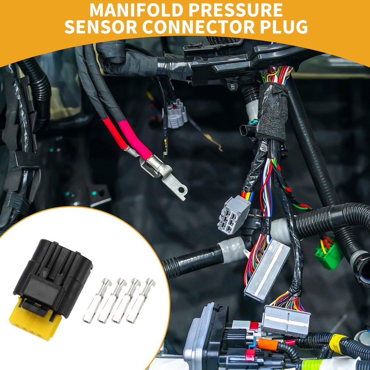 Map Pin X AUTOHAUX 1 Set 6 Pin No.9098012303 Accelerator Pedal ...