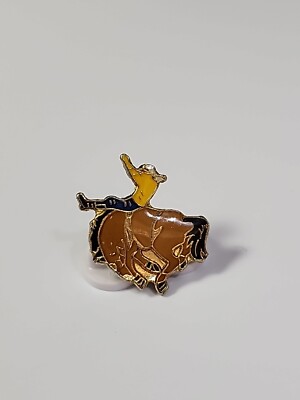 Rodeo Rider Lapel Pin Bucking Bronco Cowboy Cowgirl Horse | eBay