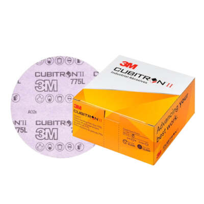3M Cubitron II 64271 Hookit Clean Sanding Film Disc 775L P220+ 150mm x ...