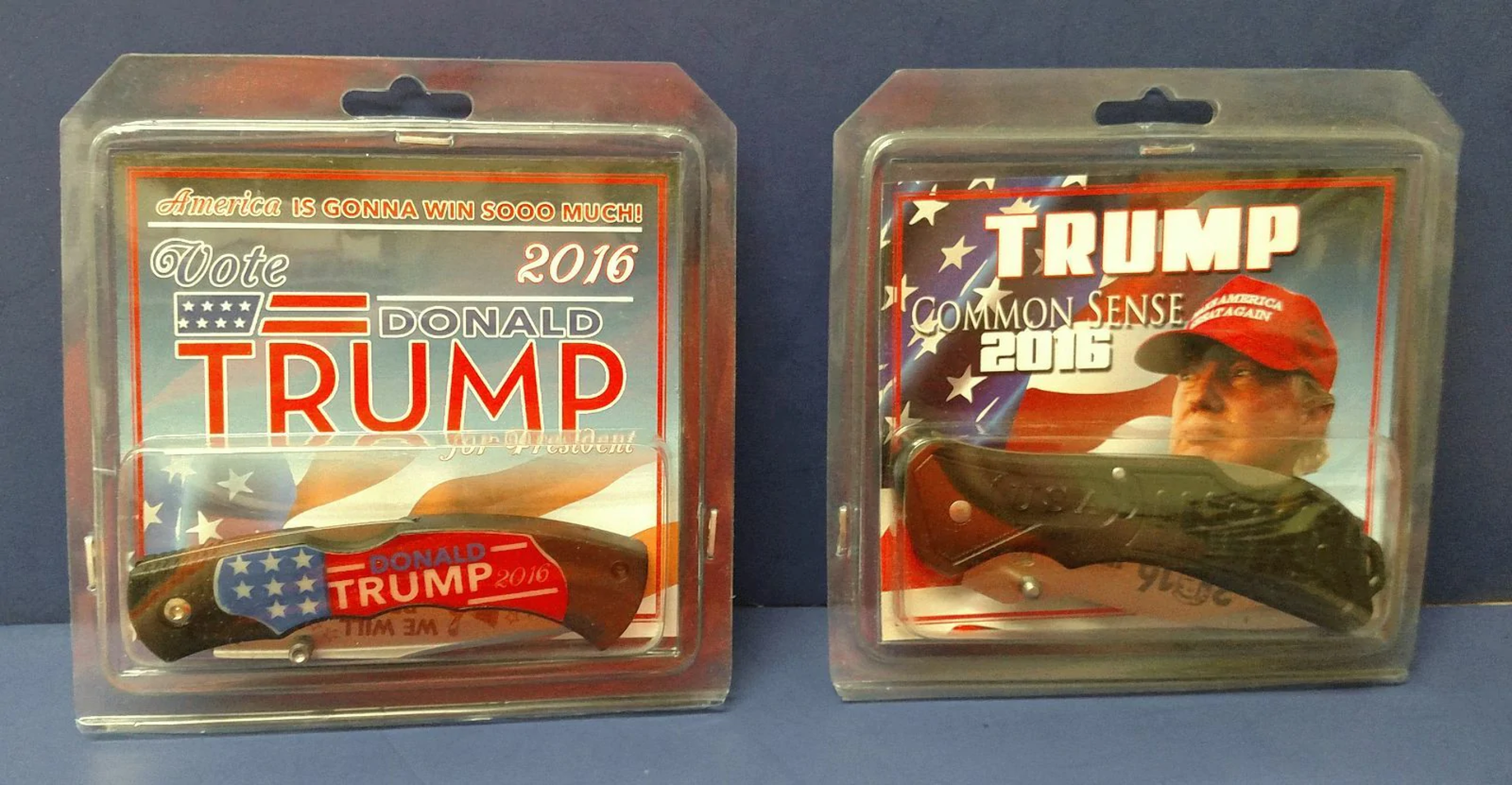 Donald Trump Frost Cutlery Presidential Commemorative Knives Set of 2 ...