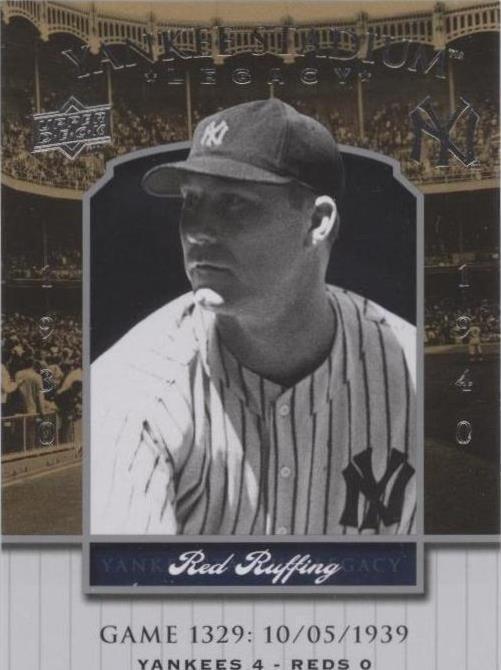 2008 Upper Deck - Multi-Product Insert Yankee Stadium Legacy Red ...
