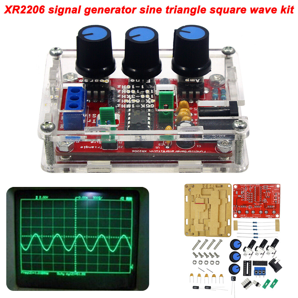 Xr2206 Function Signal Generator Diy Kit Sinetriangle Buy XR2206 High