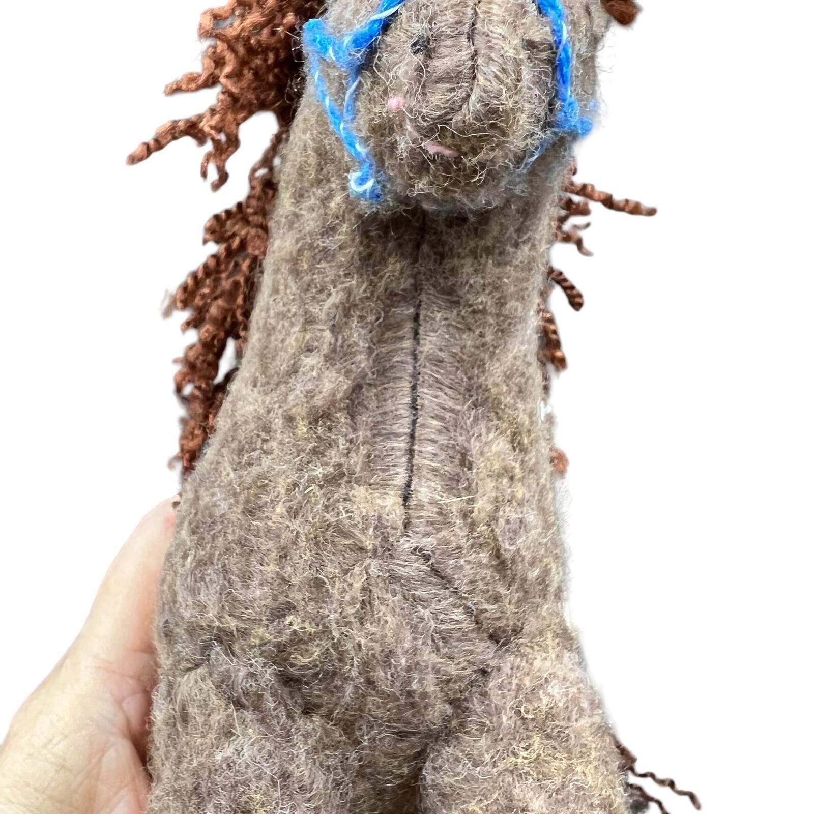 Needle Felted Handmade Brown Pony Princess Pony Trail Farm One of a ...