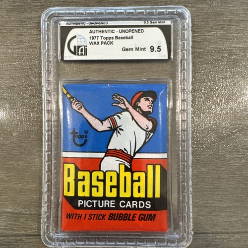 1977 Topps Baseball Wax Pack 9.5 GAI Authentic unopened | eBay