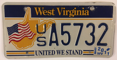 UNITED WE STAND SEPTEMBER 11 2001 license plate Terrorism World Trade ...