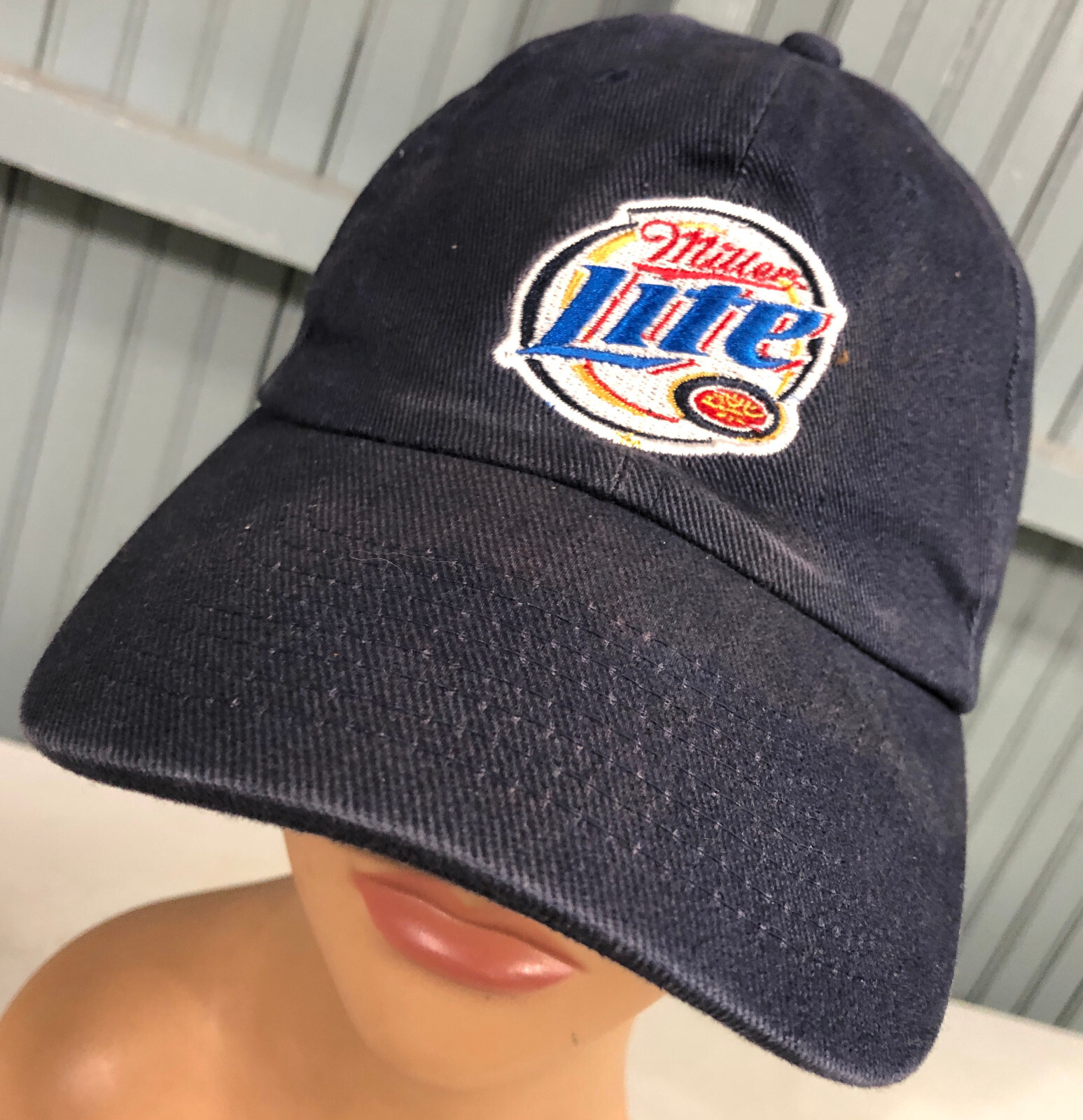 Miller Lite Blue Beer Strapback Baseball Cap Hat - Gem