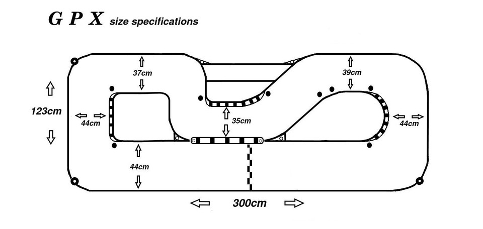 Mini & micro RC car's Race track. (miniz turbo racing SNT)【GPX 】asphalt ...