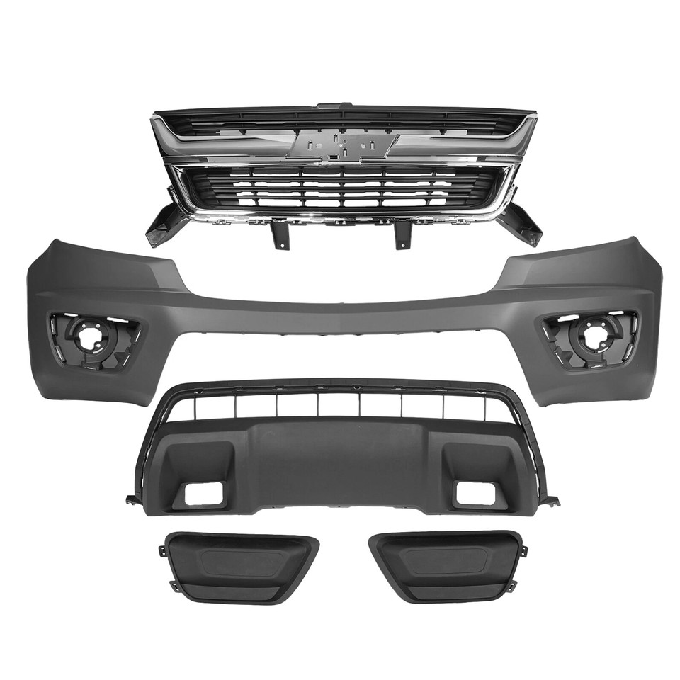 FIT 2015- 2020 CHEVROLET CHEVY COLORADO FRONT BUMPER SET UPPER BUMPER ...