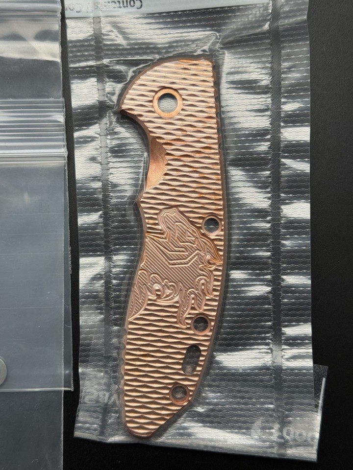 Rick Hinderer Knives XM-18 3.5 Textured Copper Horsehead Scale - Sealed ...