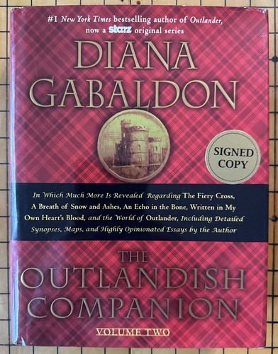 The Outlandish Companion Volume Two by Diana Gabaldon (SIGNED, HC, 1st ...