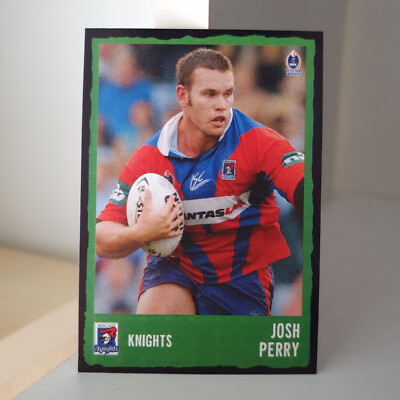 Josh Perry 2004 Telegraph Rugby League NRL Knights Trading Card #90 ...