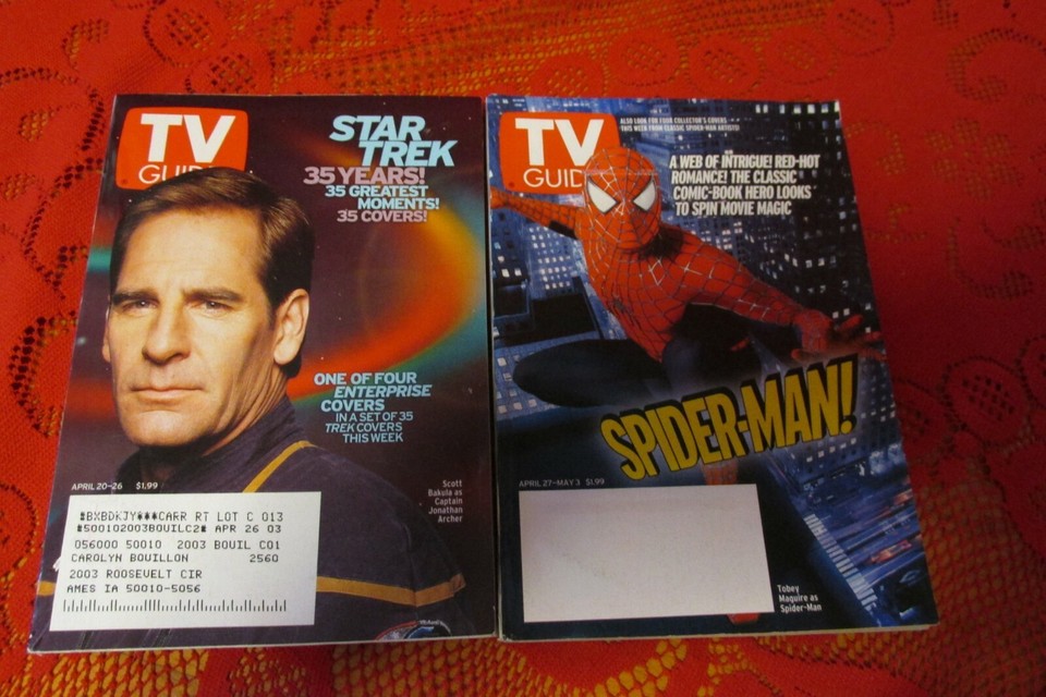 Vintage Collectible Lot of 13 TV Guides from 2002 | eBay