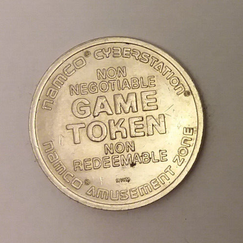 Namco Pac-Man Cyberstation Amusement Zone Arcade Game Token 24mm | eBay