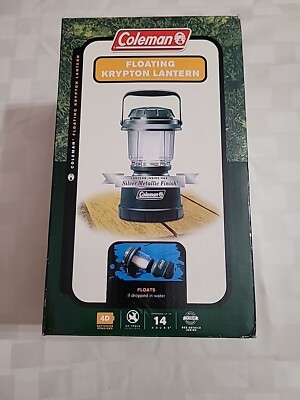 Coleman Floating Krypton Lantern - Silver Metallic Finish, New In BOX ...