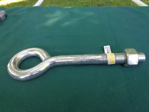 National Hardware N347-781 1" x 12" Zinc Plated Eye Bolt | eBay