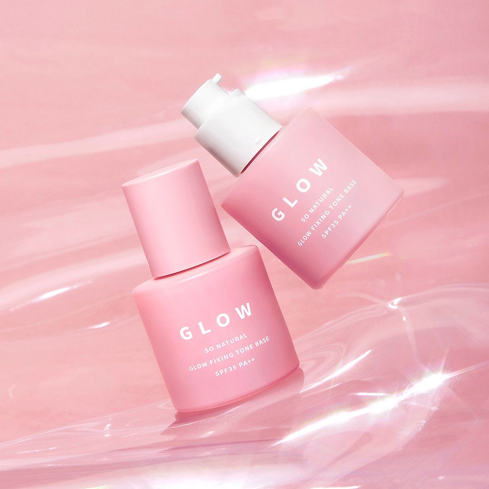 SO NATURAL Glow Fixing Tone Base 30ml SPF35,PA++ K-Beauty | eBay