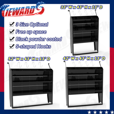 Van Shelving Storage for Transit Connect,Chevy City Express,Promaster ...