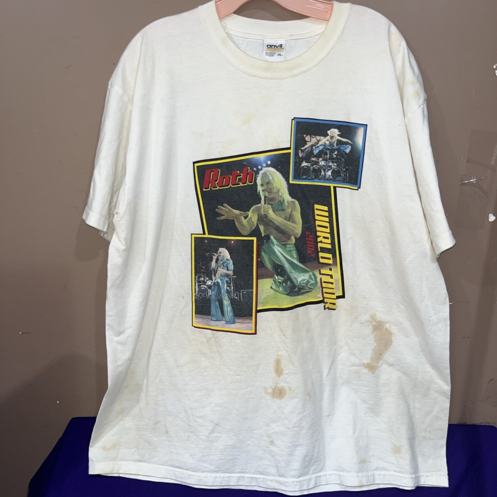 Vintage Van Halen David Lee Roth 2002 World Tour Conc… - Gem