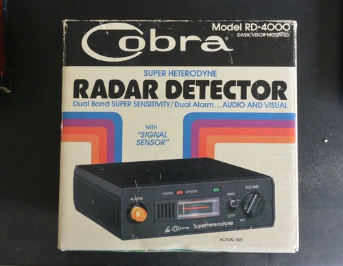 Old School Cobra Radar Detector | eBay