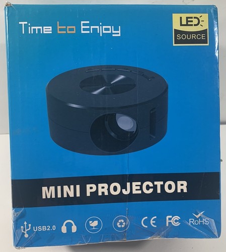 Time to Enjoy mini projector LED 1080 pixels, Open Box. Nice! Fast ...