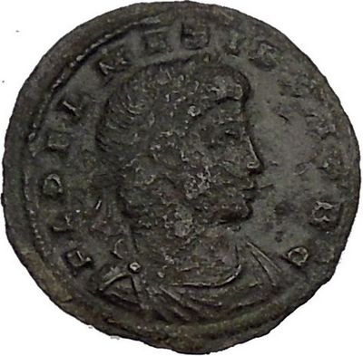 DELMATIUS Dalmatius 335AD Roman Caesar Ancient Coin Soldiers Legions ...