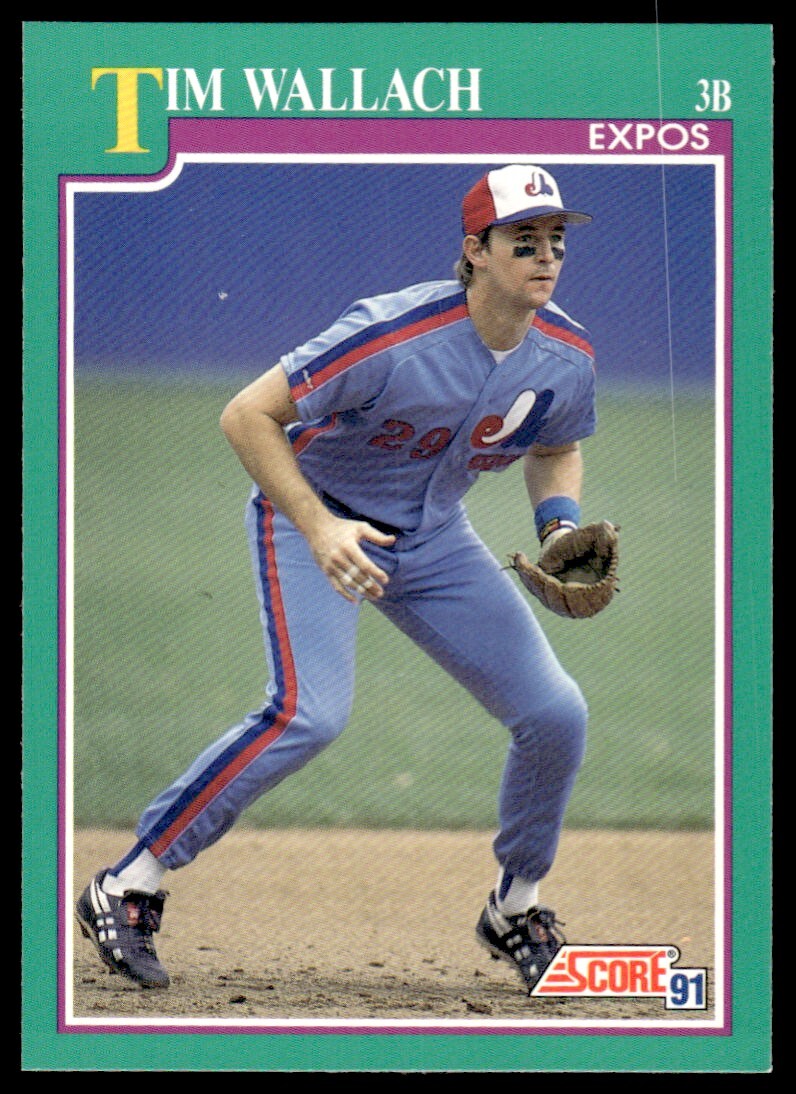 1991 Score Baseball Card Tim Wallach Montreal Expos #210 | eBay