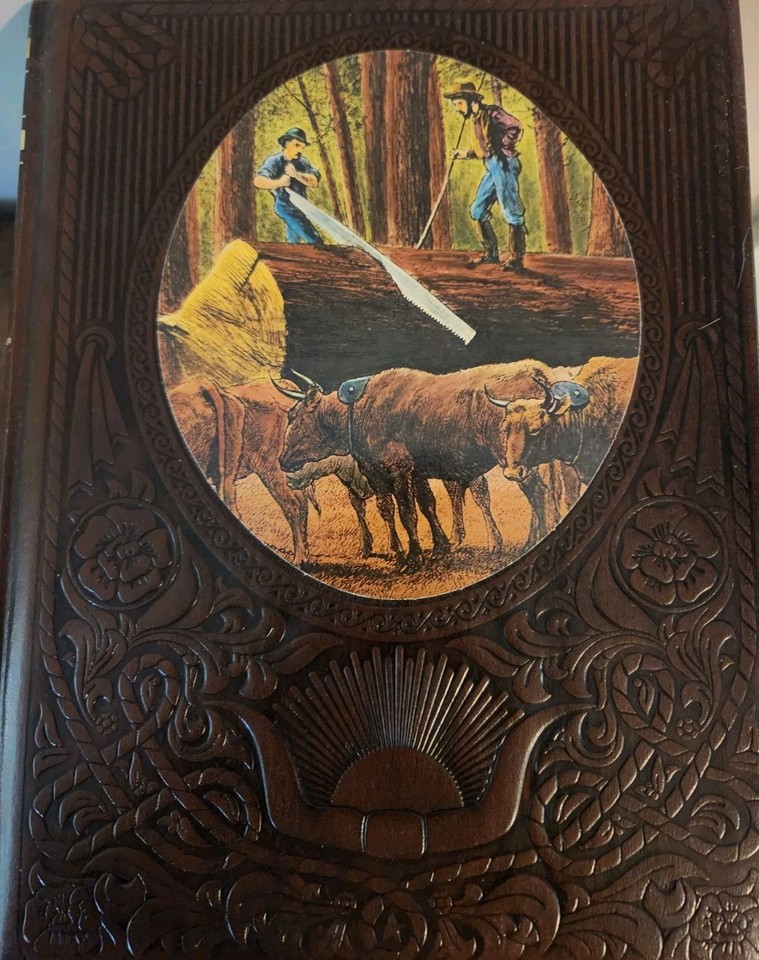 Time Life Collection Lot of 8 Old West Leatherette Hardcover Books | eBay