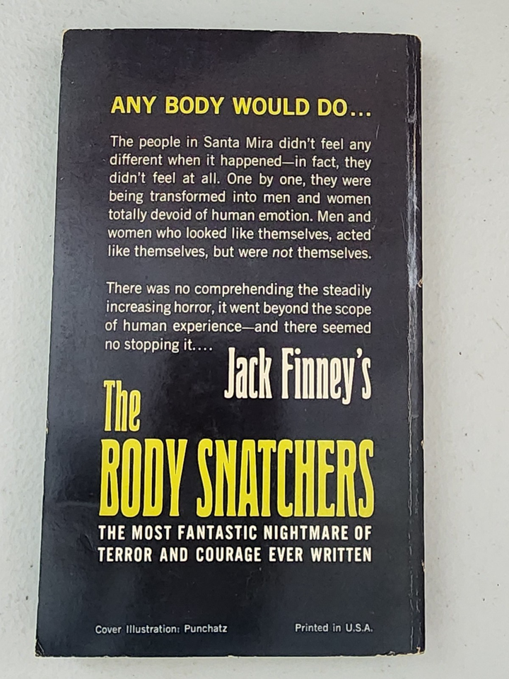 The Body Snatchers by Jack Finney 1967 First New Dell vintage Paperback ...