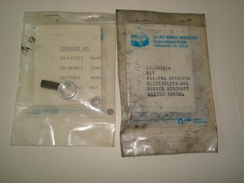 Bendix aircraft magneto p- lead kit p/n: 10-382814, 4 pcs. in kit, 2 ...