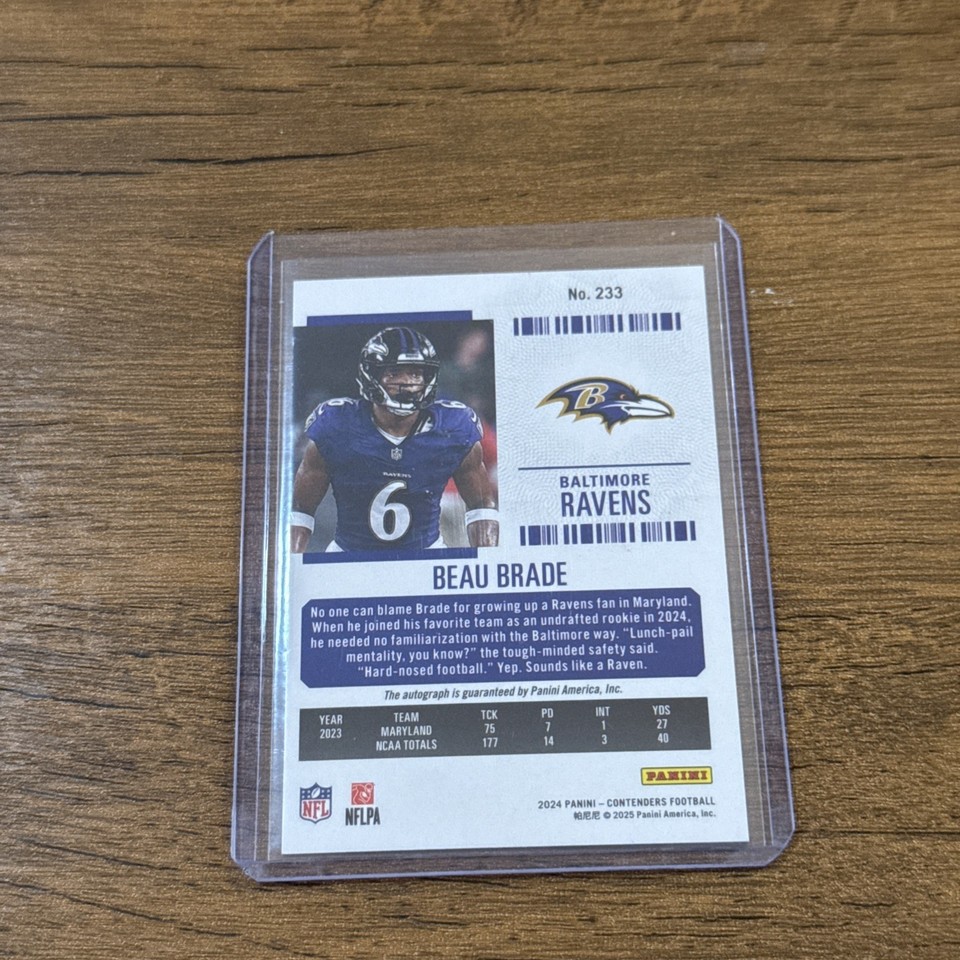 2024 Panini Contenders - Rookie Ticket Beau Brade #233 Hobby (AU, RC ...