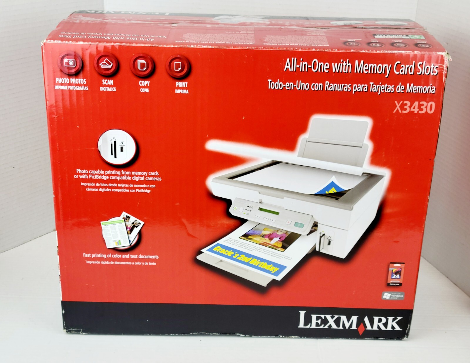 Lexmark Inkjet Printer With Memory Card Slots X3430 for sale online | eBay