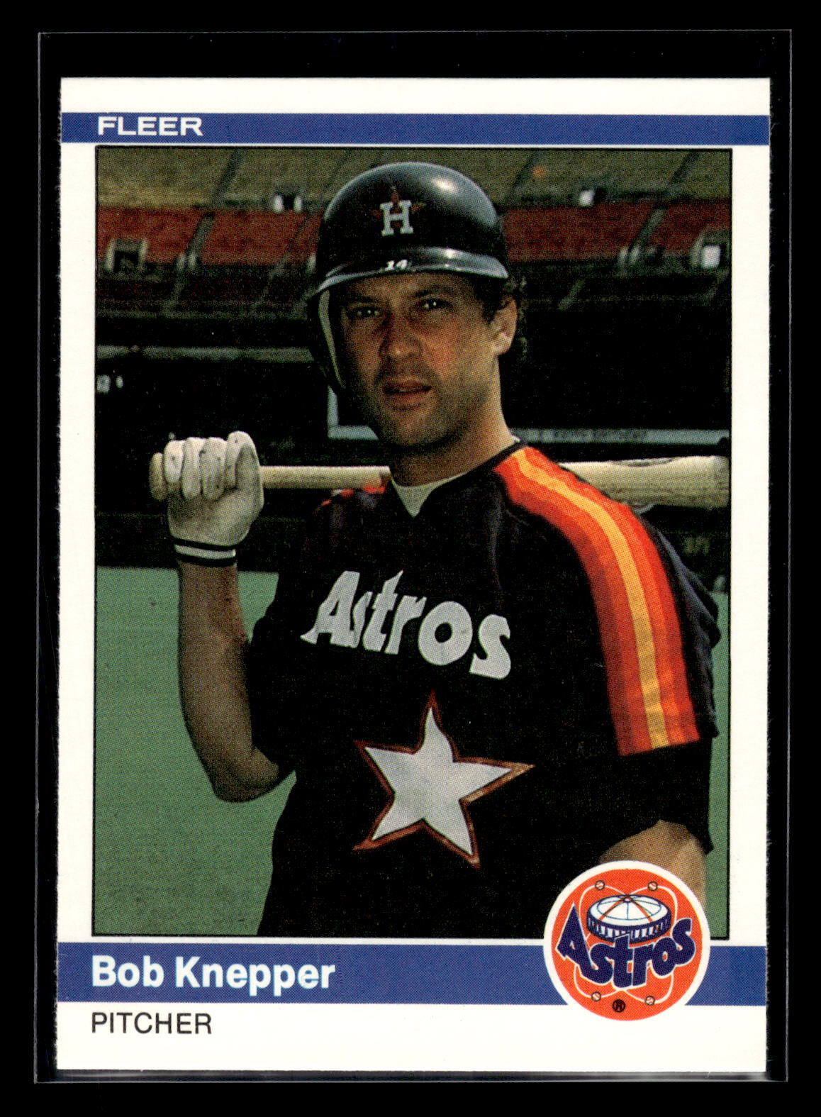 1984 Fleer Baseball #228 Bob Knepper Set Break Mint+ Houston Astros | eBay