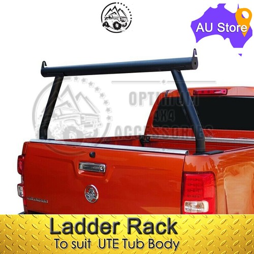 Universal Black Steel Adjustable Ute Tub Tray Ladder Heavy Duty Rack ...
