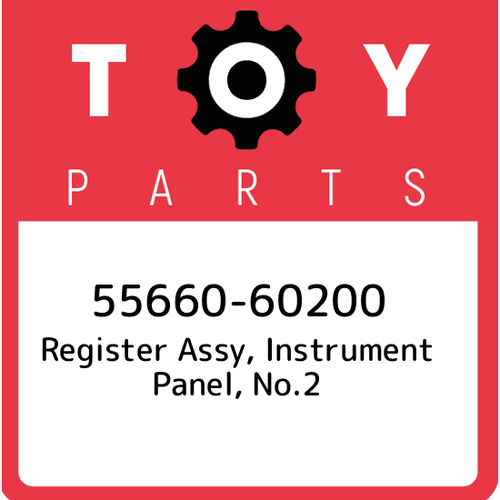55660-60200 Toyota Register ASSY Instrument Panel No.2 5566060200 ...