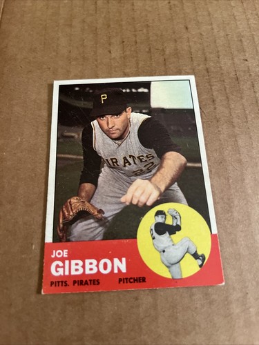 1963 Topps Joe Gibbon #101 Pirates Vintage Baseball Card VG (d6) | eBay
