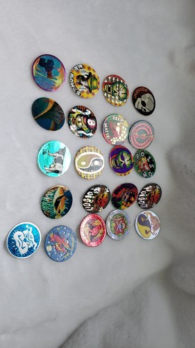 POGs Milk Caps Official Krome Kaps and poison holo foil lot vintage 90s ...
