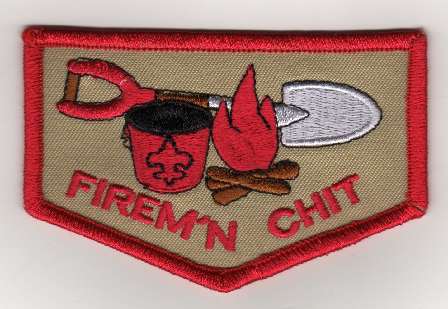 BSA Firem'N Chit Award Patch, "Since 1910" Backing, Mint! | eBay