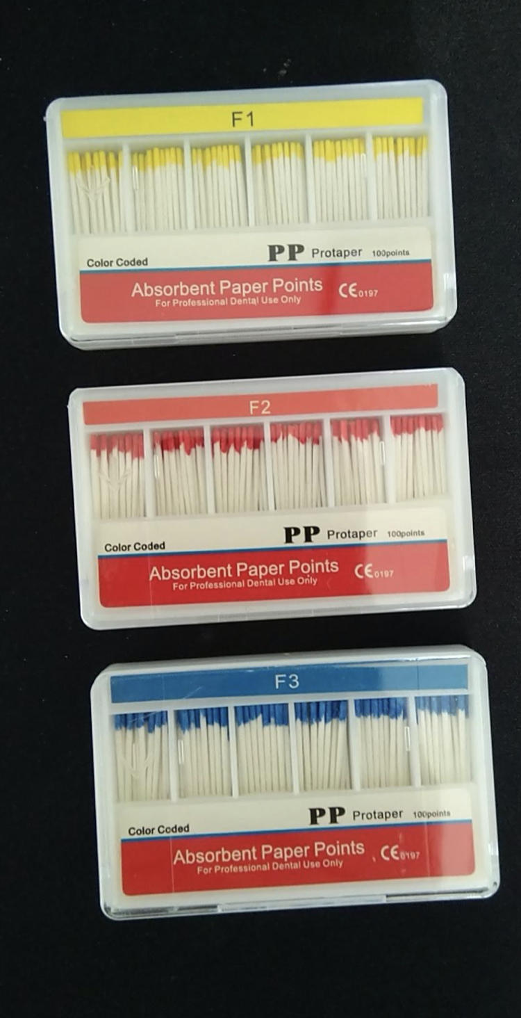 GP Wave One Gold Fit Paper Points Dental Root Canal Endo F1-F3 300 Pk 3 ...