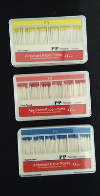 GP Wave One Gold Fit Paper Points Dental Root Canal Endo F1-F3 300 Pk 3 ...