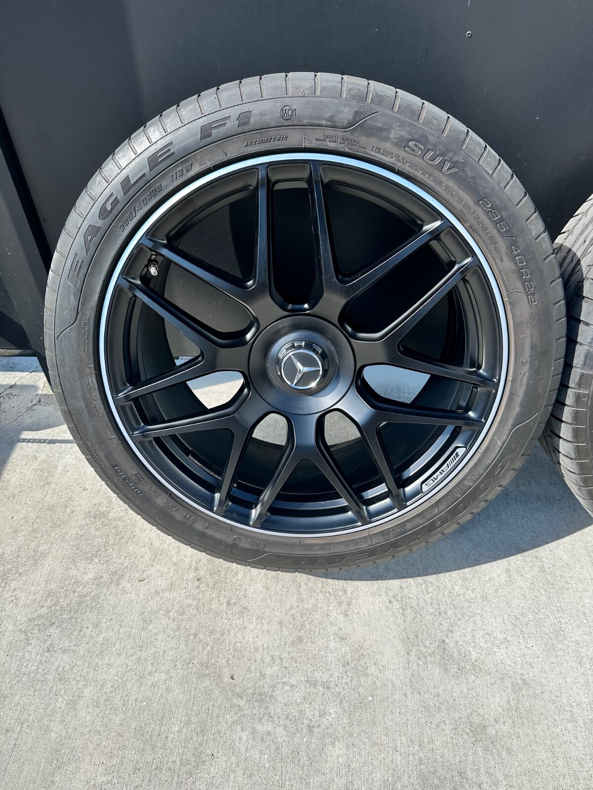 22" Mercedes AMG G WAGON G63, G55, G550 Wheels Factory Set 4 w/Center ...