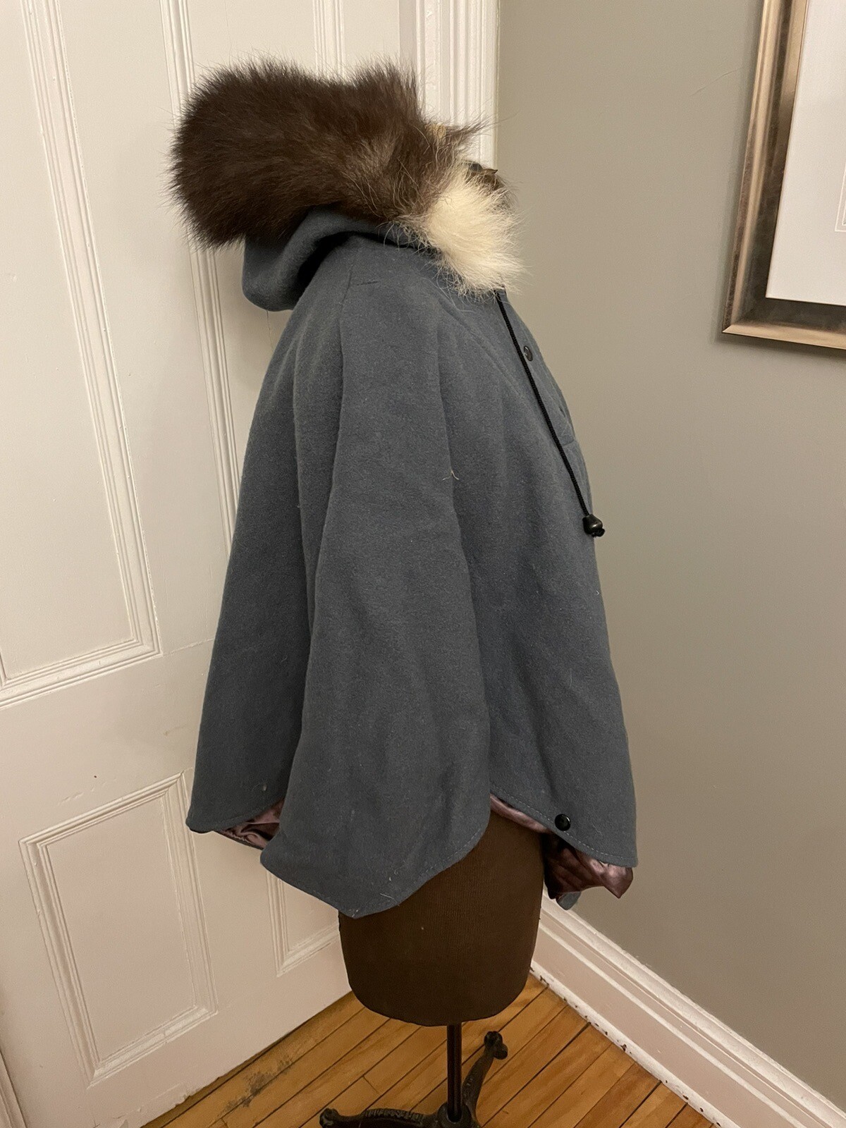 Vintage James Bay Inuit Wool Parka Poncho - Gem