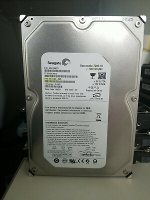 Seagate Barracuda 3.5" 500GB SATA Hard Drive ST3500630AS | eBay