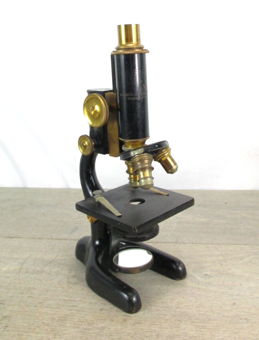 Antique 1915 Bausch & Lomb Cast Iron & Brass Scientific Laboratory ...