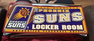 Phoenix Suns Clubhouse Locker Room Sign 2001 Wincraft Vintage New 19x8 ...